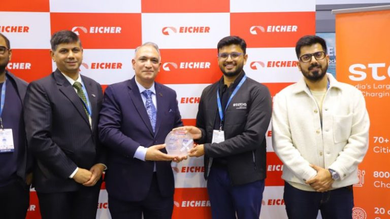VE Commercial Vehicles partner with Statiq for Eicher EV charging ...