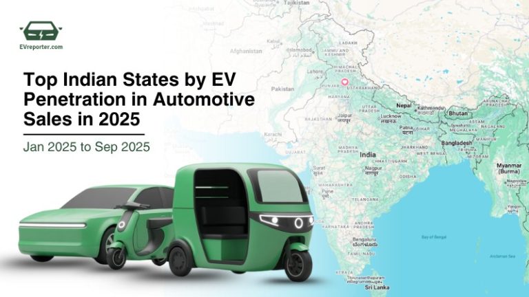 Top Indian states by EV penetration in automotive sales | Jan 2025 to ...