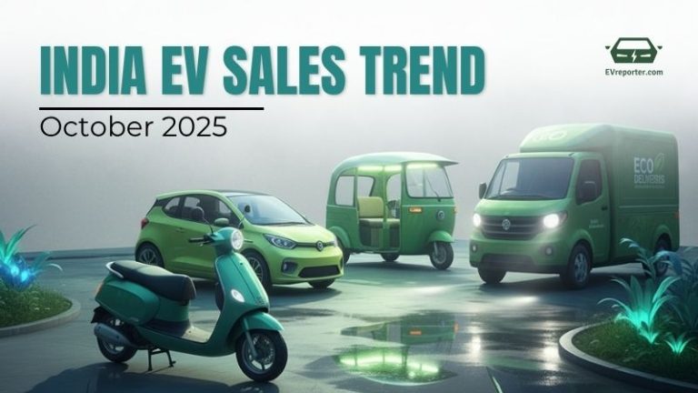 India’s Electric Vehicle sales trend | October 2025 • EVreporter