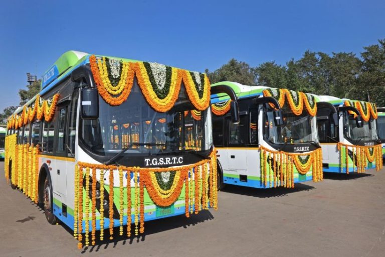EveyTrans adds 65 electric buses to Telangana State Road Transport ...