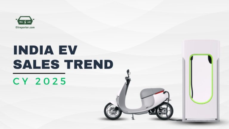 Electric Vehicle Sales Trend in CY 2025 | India • EVreporter