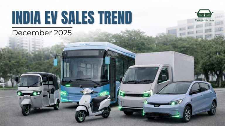 India’s Electric Vehicle sales trend | December 2025 • EVreporter