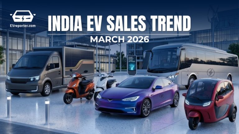 India’s Electric Vehicle sales trend | March 2026 • EVreporter
